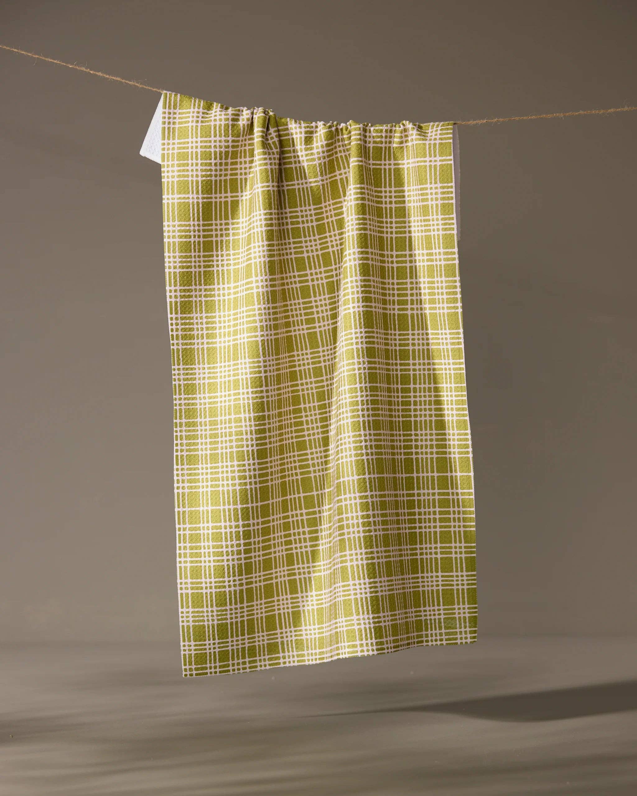 Geometry Orchard Plaid Green Tea Towel – Lone Oak Pharmacy